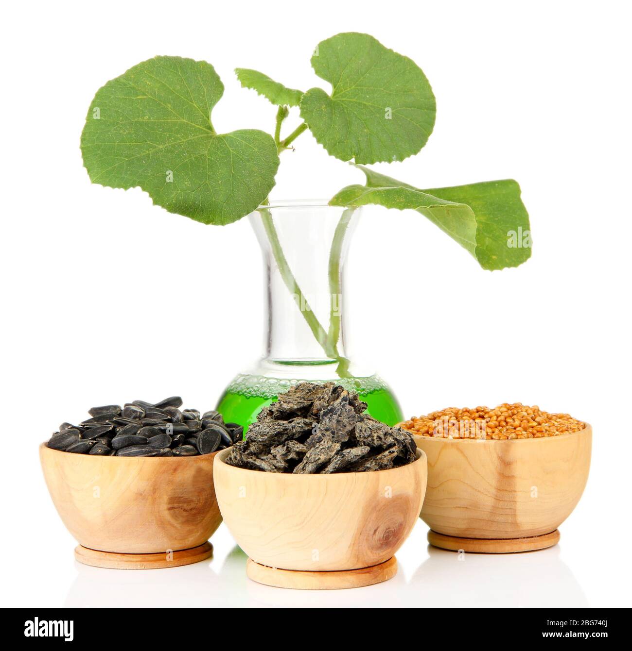 Conceptual photo of bio fuel. Isolated on white Stock Photo - Alamy