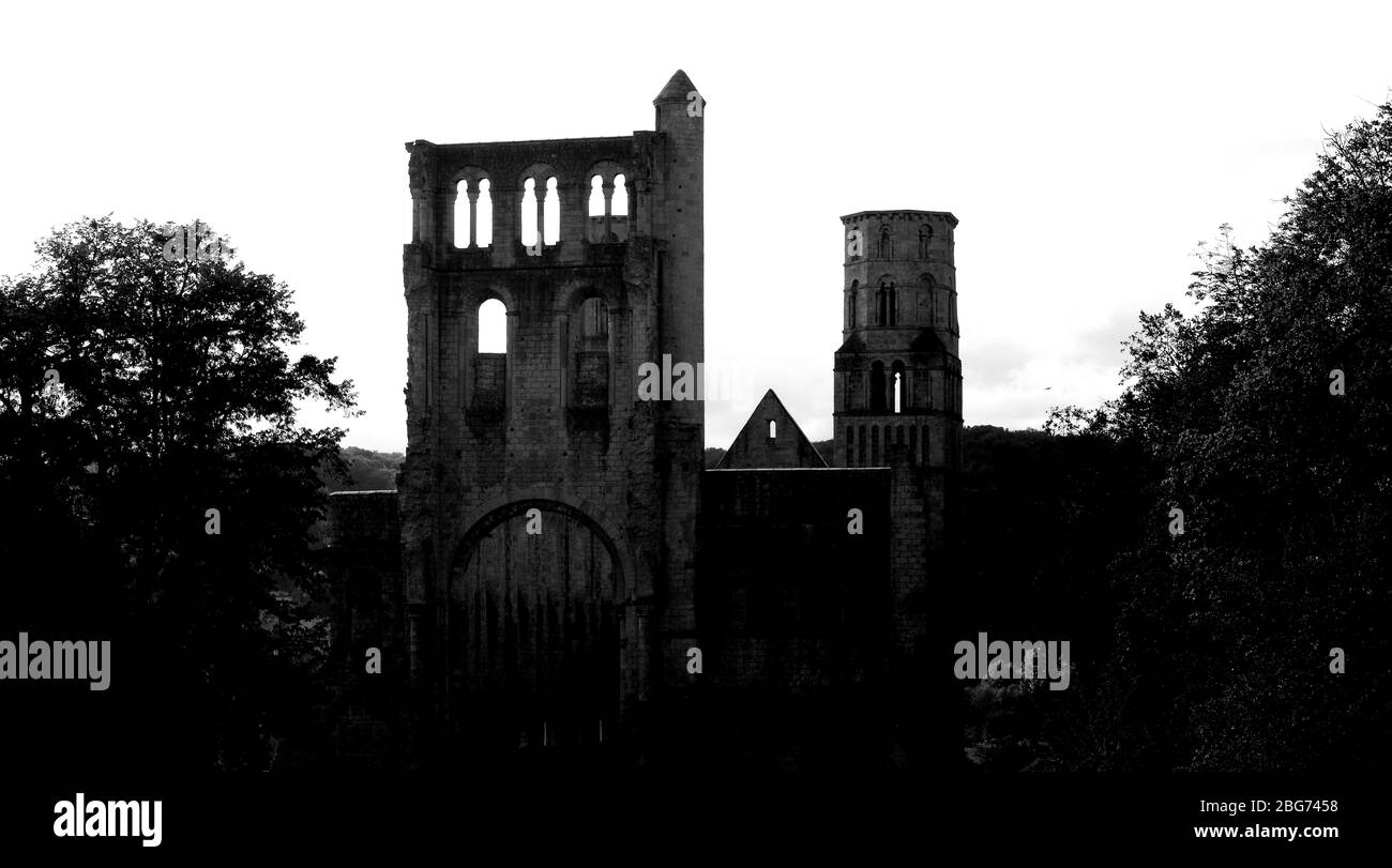 Ancient architecture in Normandy, France Stock Photo - Alamy