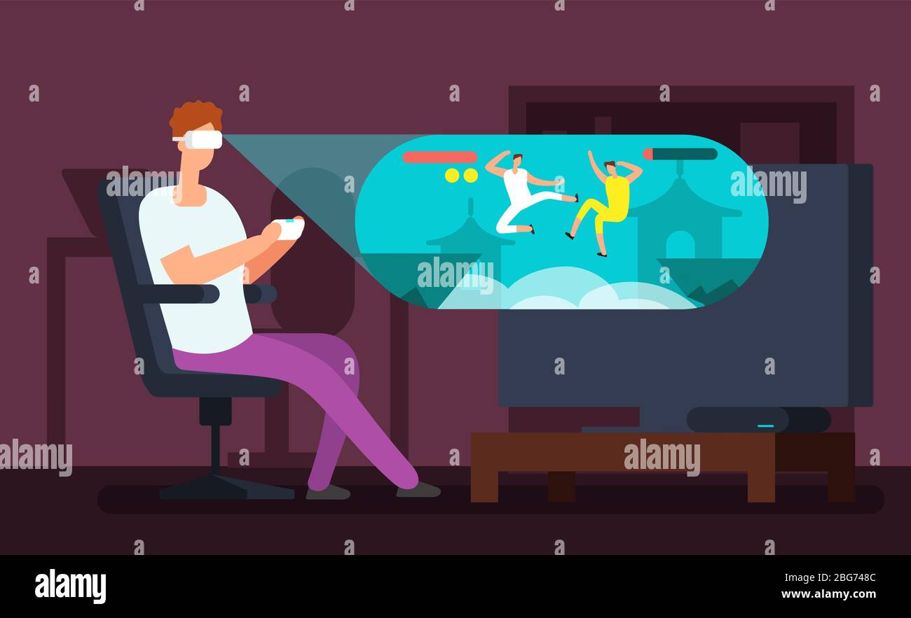 Videogamer Stock Vector Images - Alamy