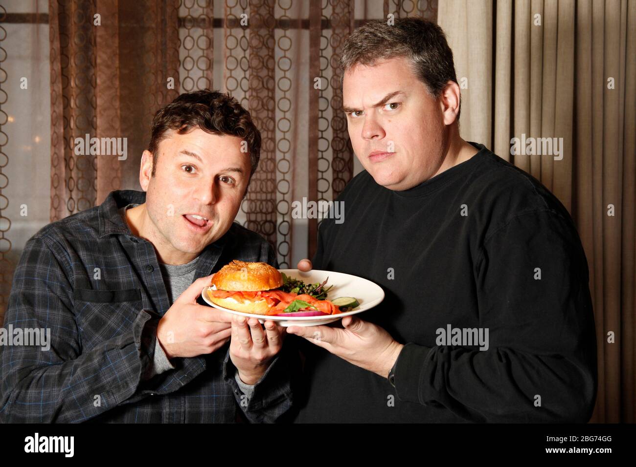 Steve Lemme and Kevin Heffernan from Broken Lizard photographed in ...