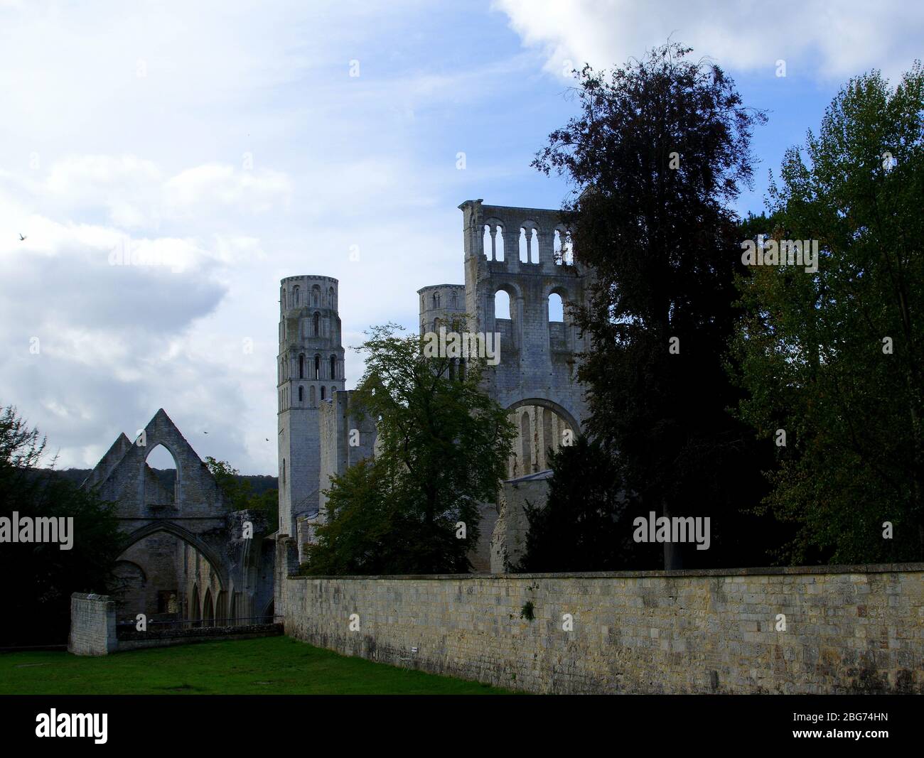Ancient architecture in Normandy, France Stock Photo - Alamy