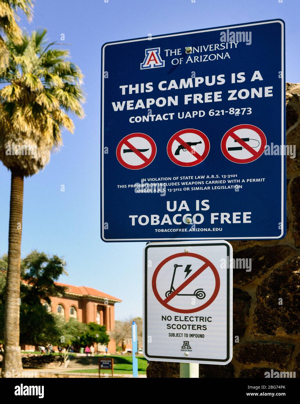 University of arizona tucson campus hi-res stock photography and images ...