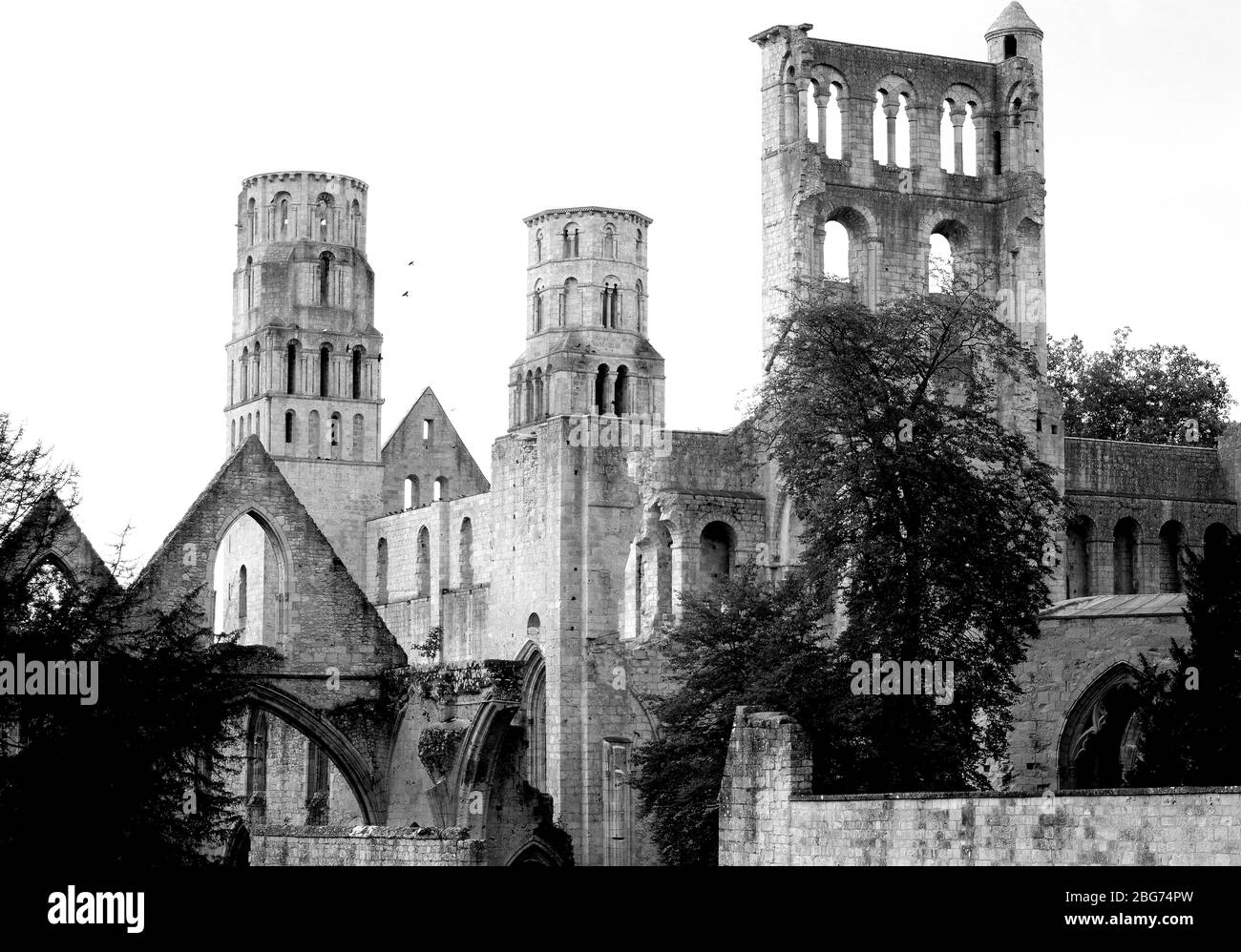 Ancient architecture in Normandy, France Stock Photo - Alamy