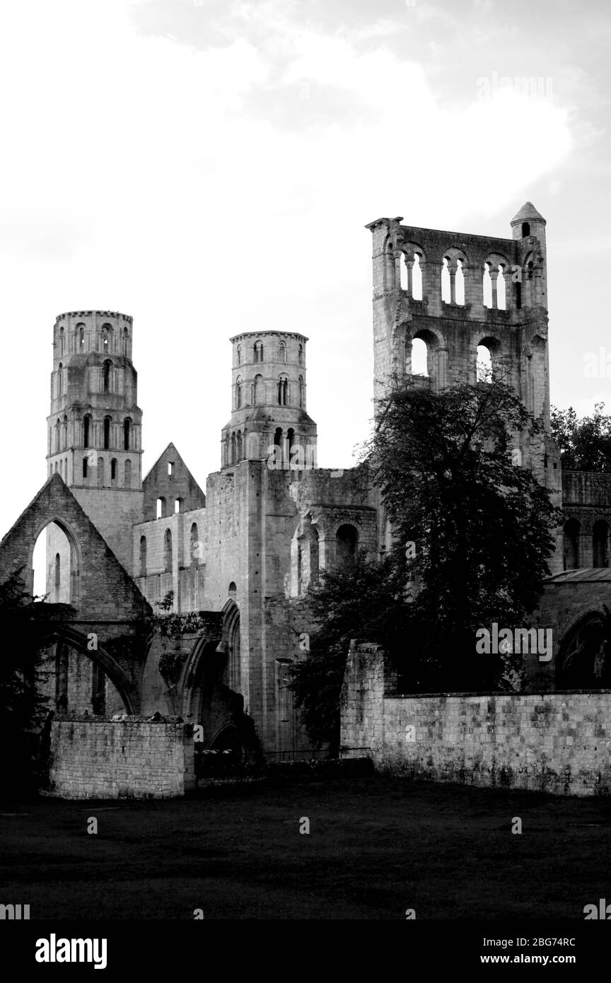 Ancient architecture in Normandy, France Stock Photo - Alamy