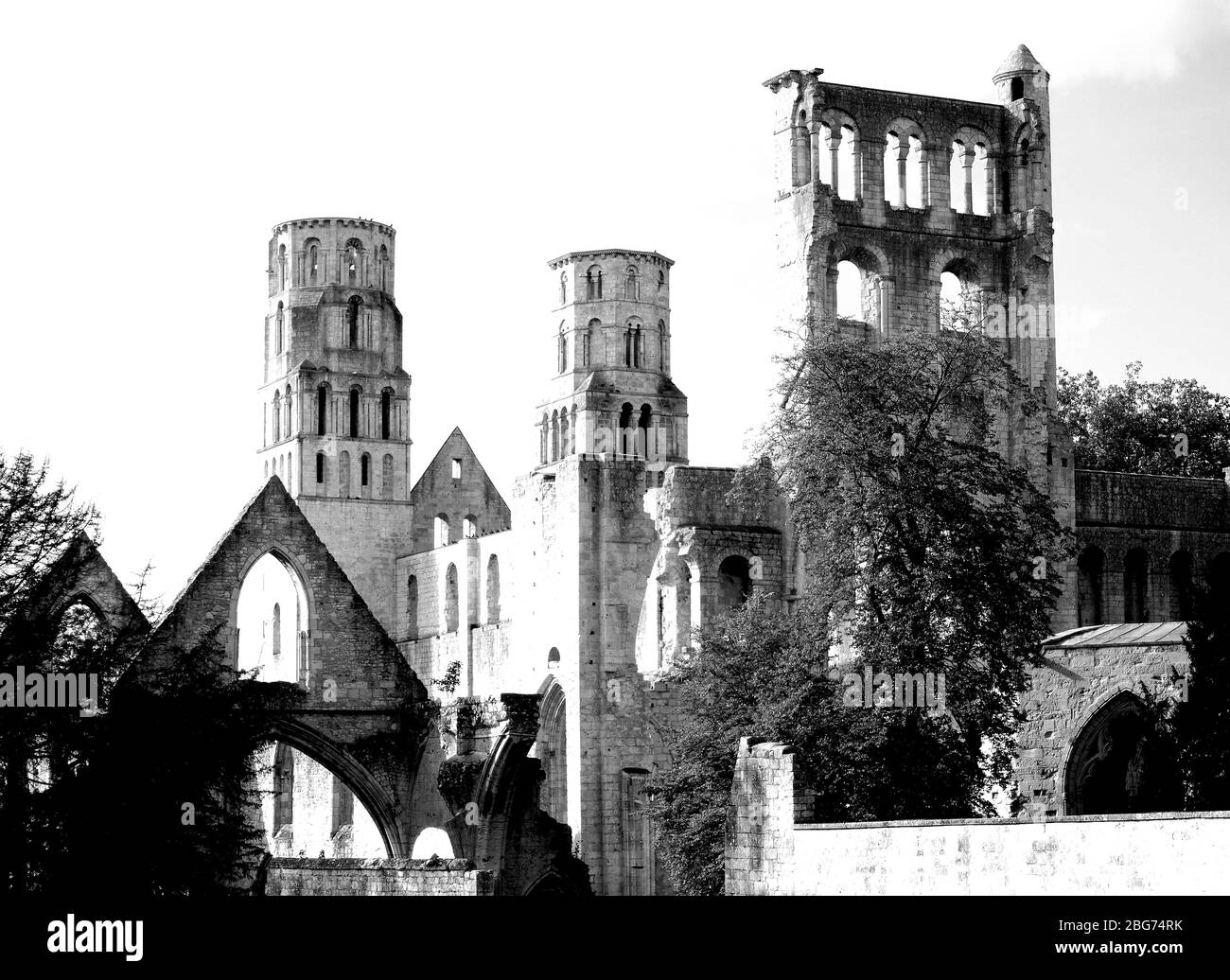 Ancient architecture in Normandy, France Stock Photo - Alamy