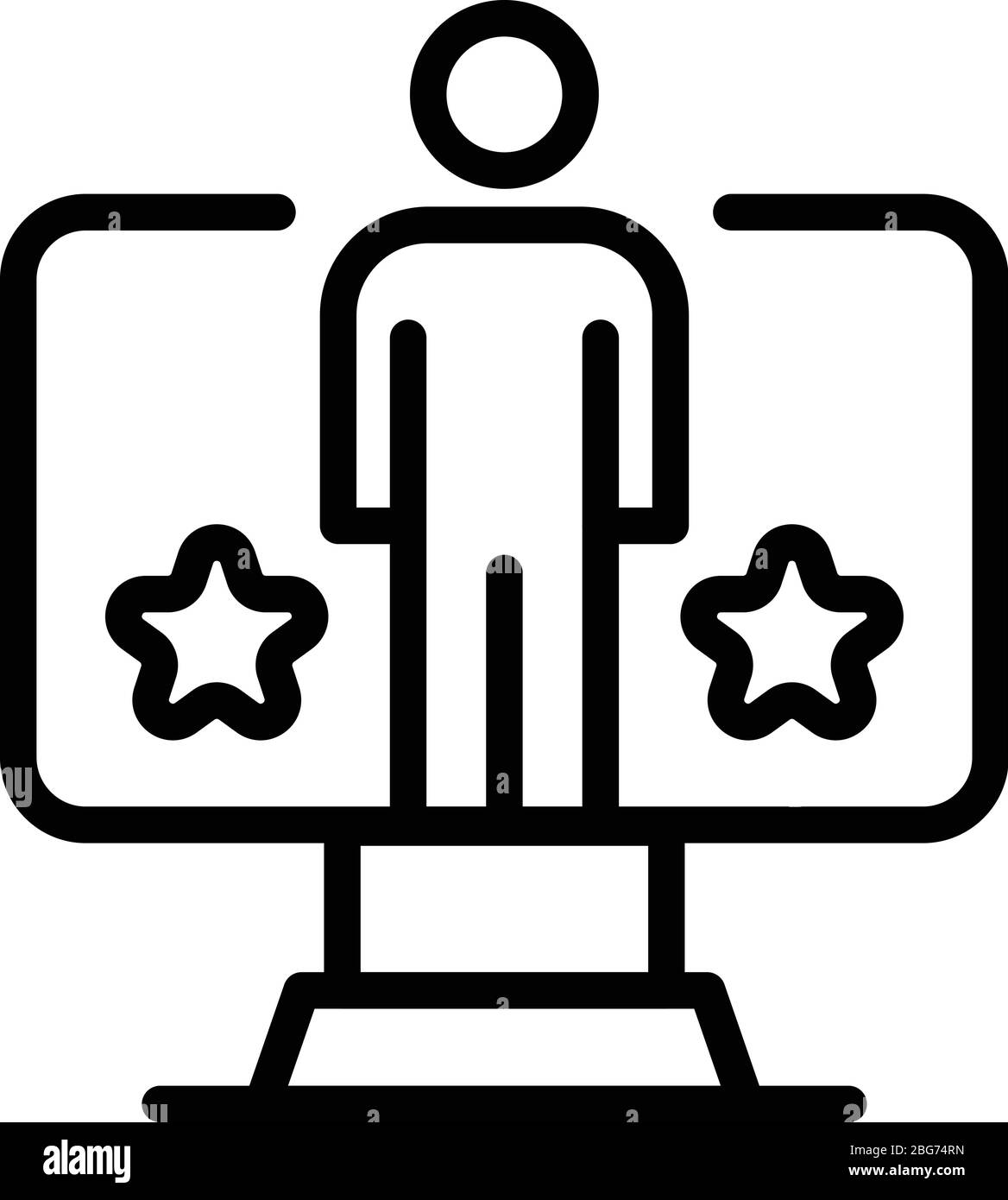 Man sitting looking at stars Stock Vector Images - Alamy