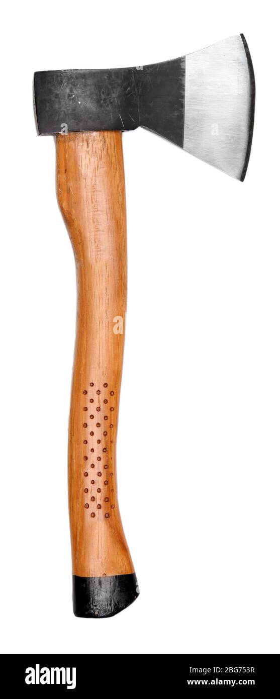 Axe, isolated on white Stock Photo - Alamy