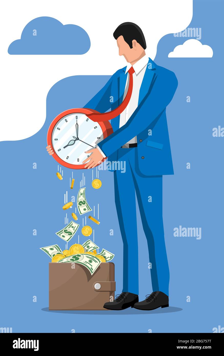 Clocks time falling hi-res stock photography and images - Alamy