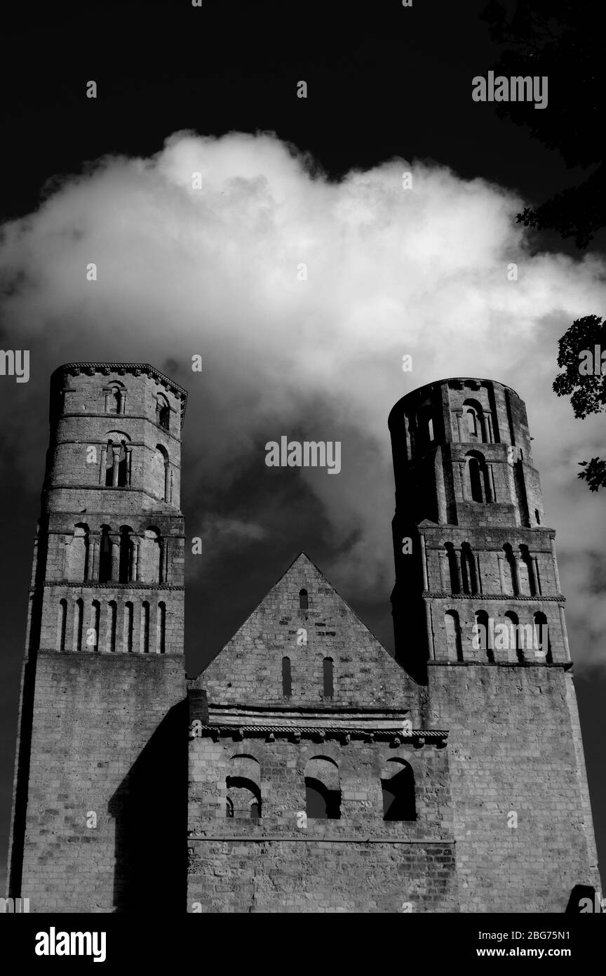 Ancient architecture in Normandy, France Stock Photo - Alamy