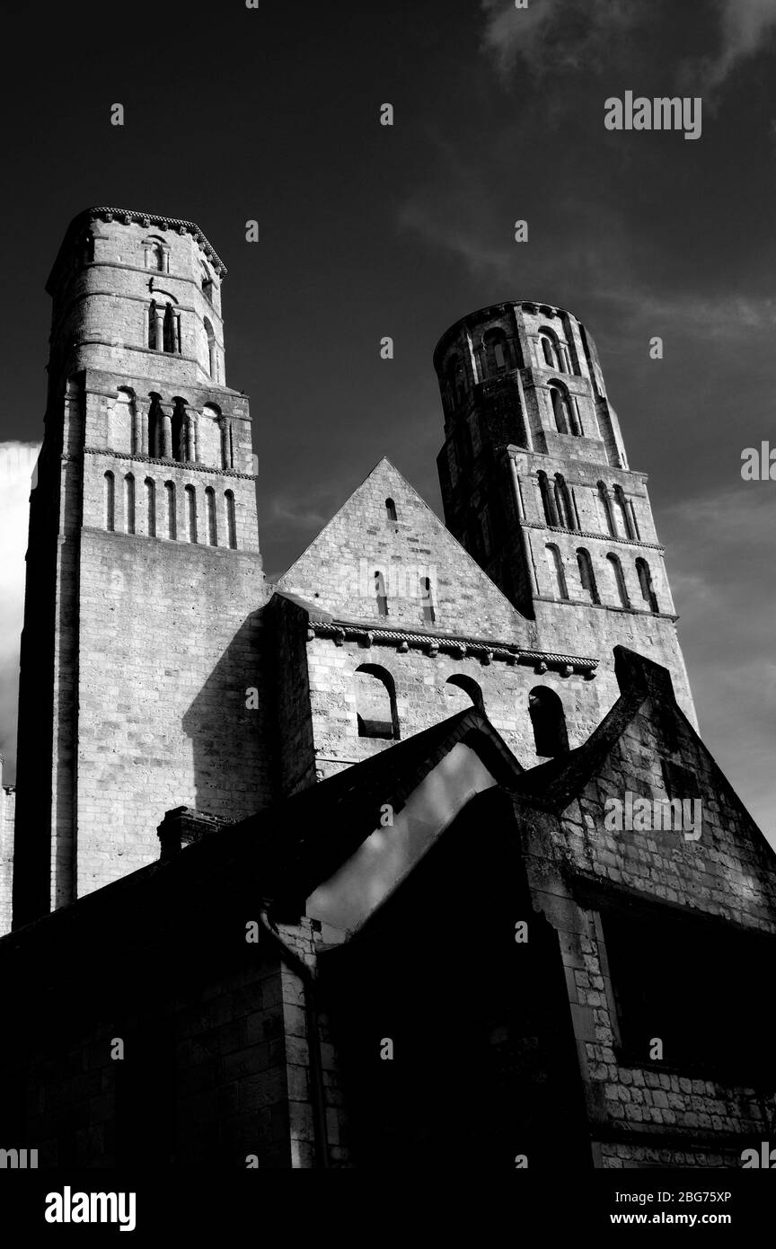Ancient architecture in Normandy, France Stock Photo - Alamy