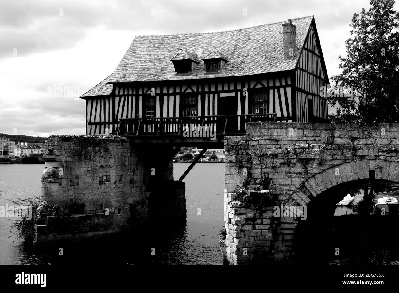 Ancient architecture in Normandy, France Stock Photo - Alamy