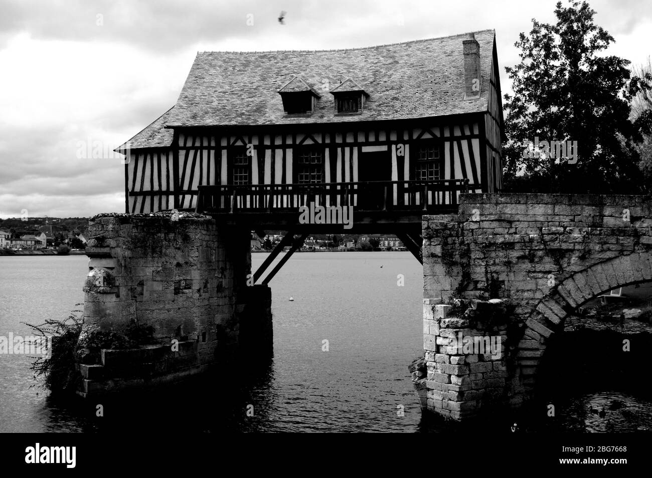 Ancient architecture in Normandy, France Stock Photo - Alamy