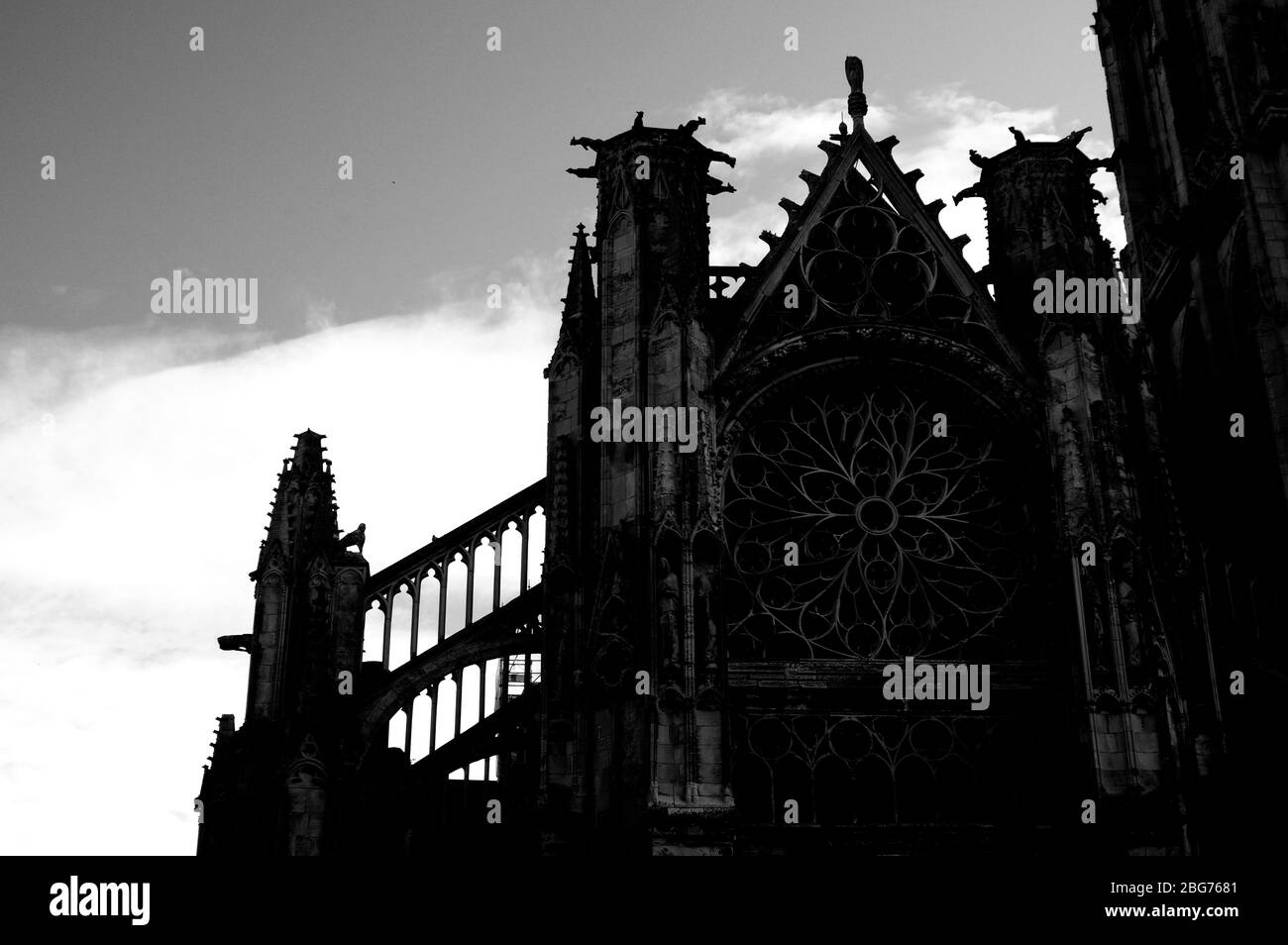 Ancient architecture in Normandy, France Stock Photo - Alamy