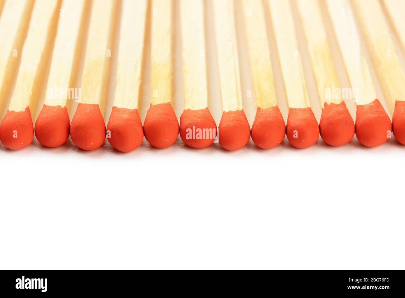 Long matches for fireplace, isolated on white Stock Photo - Alamy