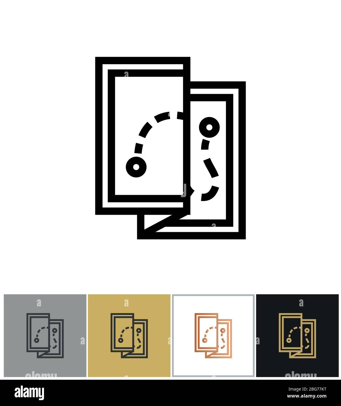 Map icon, maps area, street places symbol on white and black ...