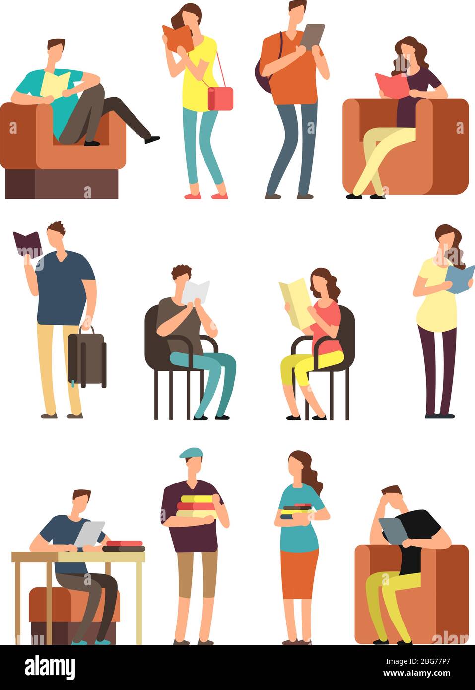 Person reading stack of magazines hi-res stock photography and images ...