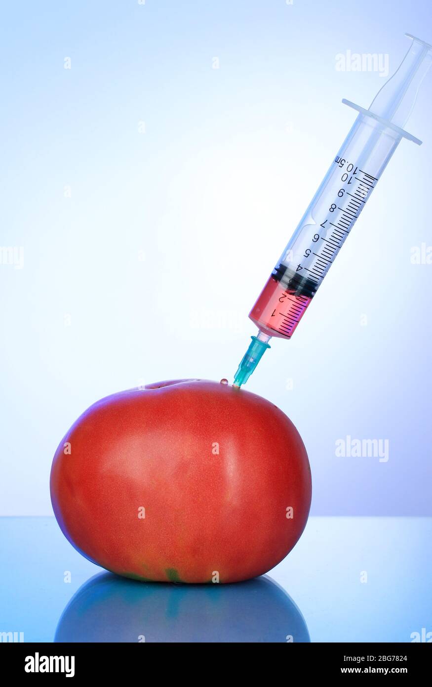 Injection fresh red tomato hi-res stock photography and images - Alamy