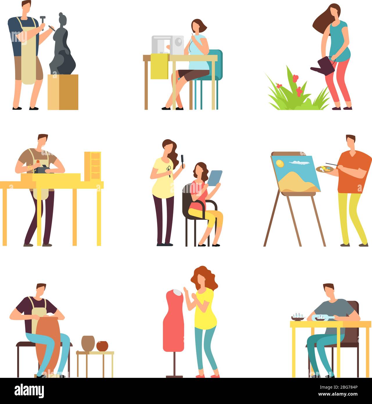 Sculpture field Stock Vector Images - Alamy