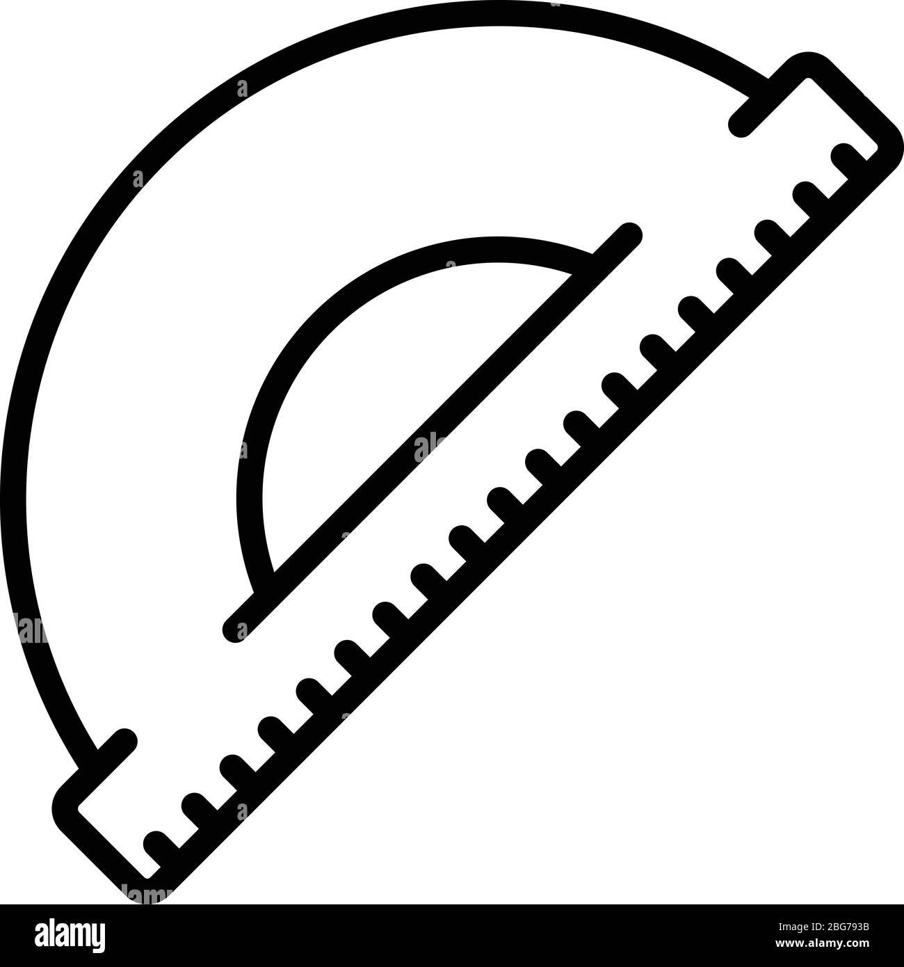 Semicircle with ruler hi-res stock photography and images - Alamy