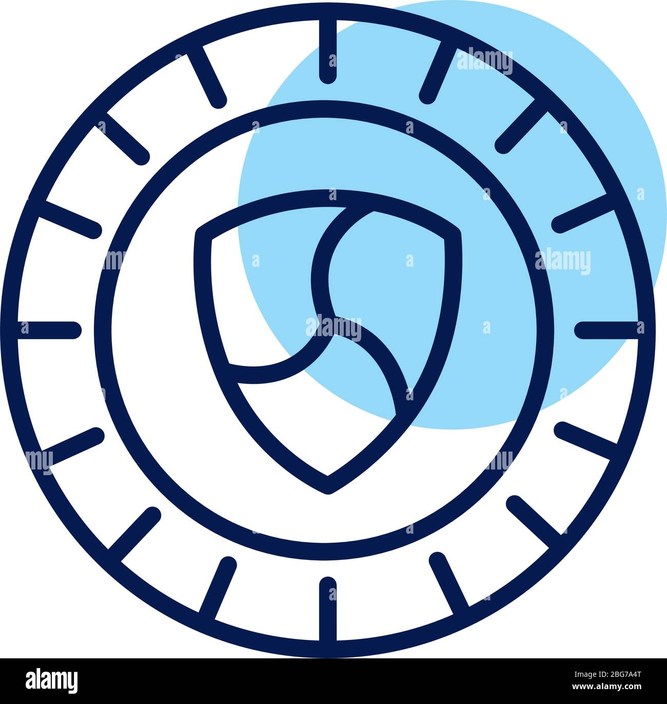 nem coin crypto currency line style icon Stock Vector Image & Art - Alamy