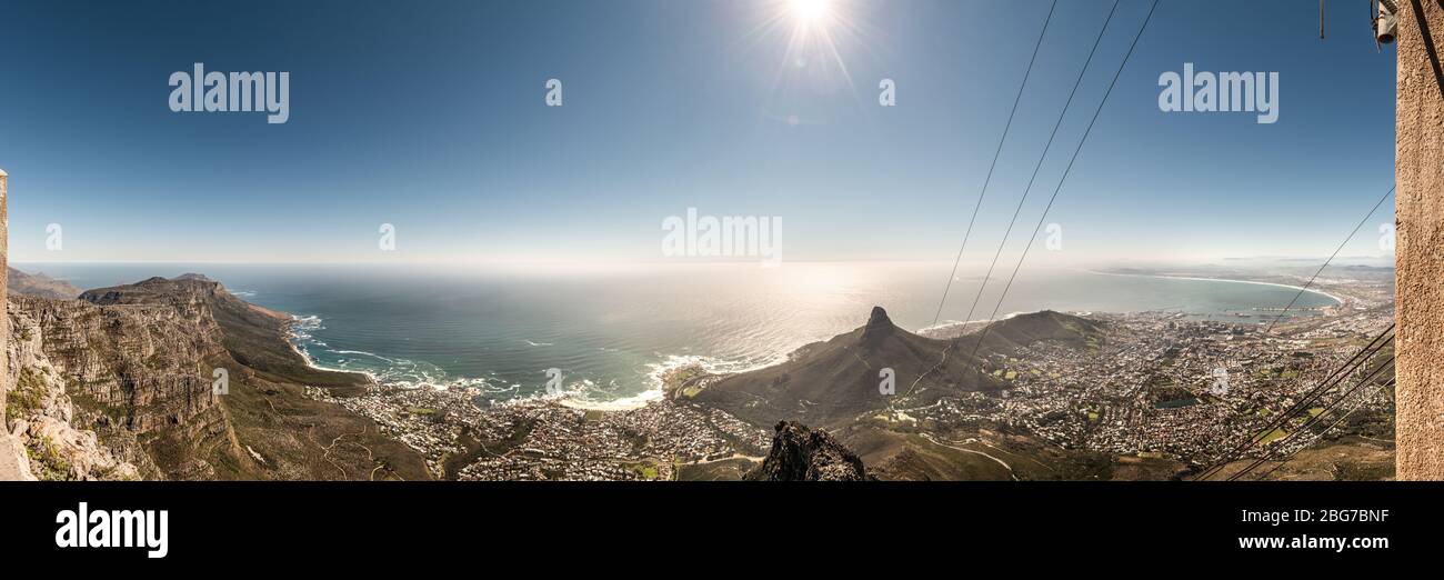 Cape town view from table mountain hi-res stock photography and images ...