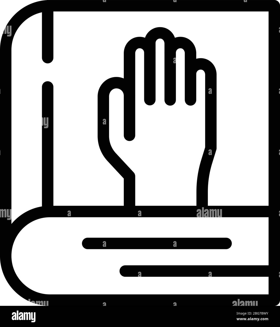 White line oath on holy hi-res stock photography and images - Alamy