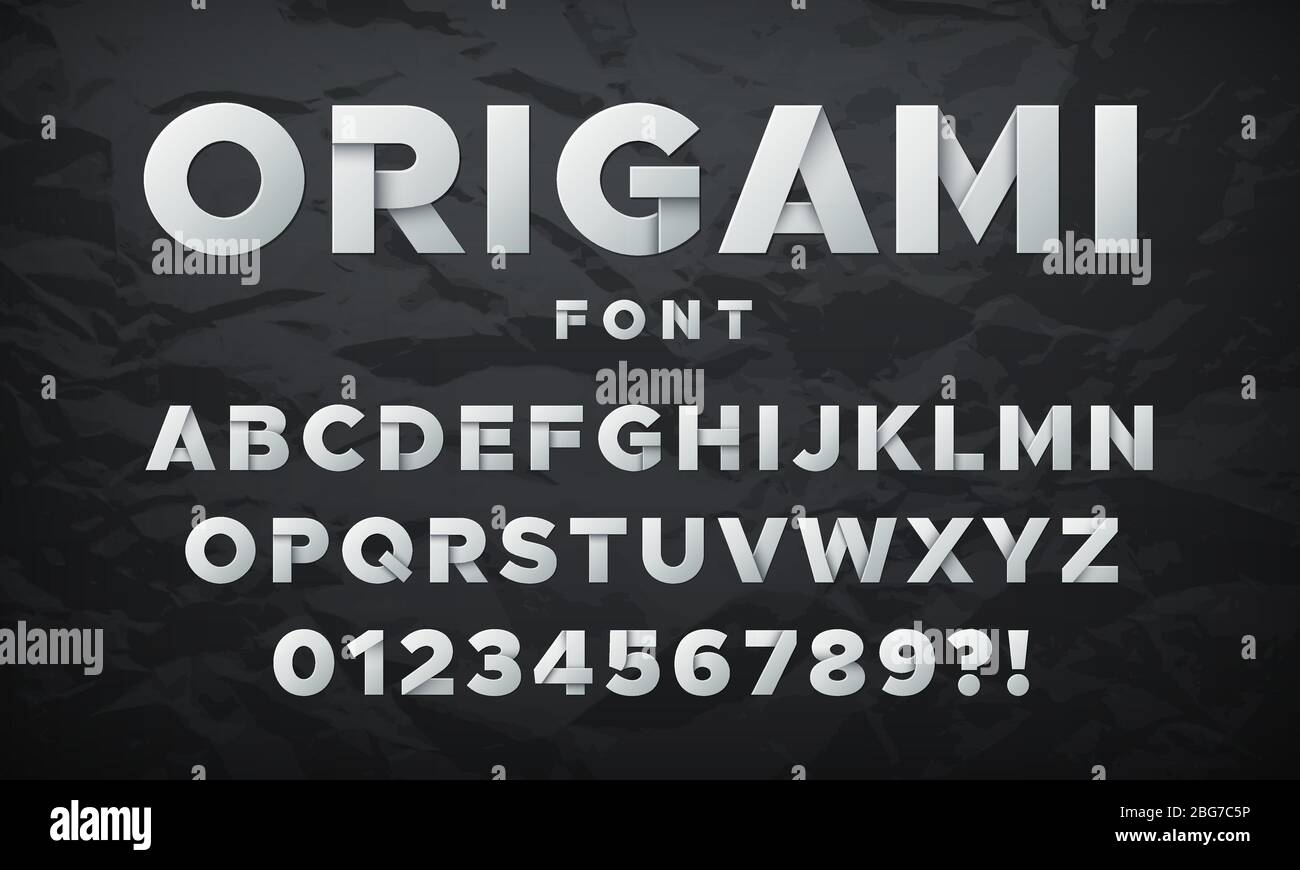 Origami Alphabet MONEY ORIGAMI LETTERS Made With REAL TWO Dollar Bill