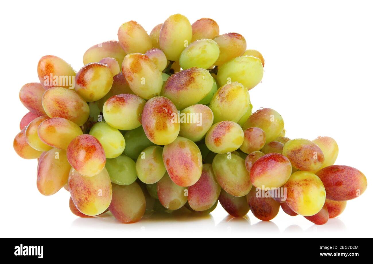Fresh grape, isolated on white Stock Photo - Alamy