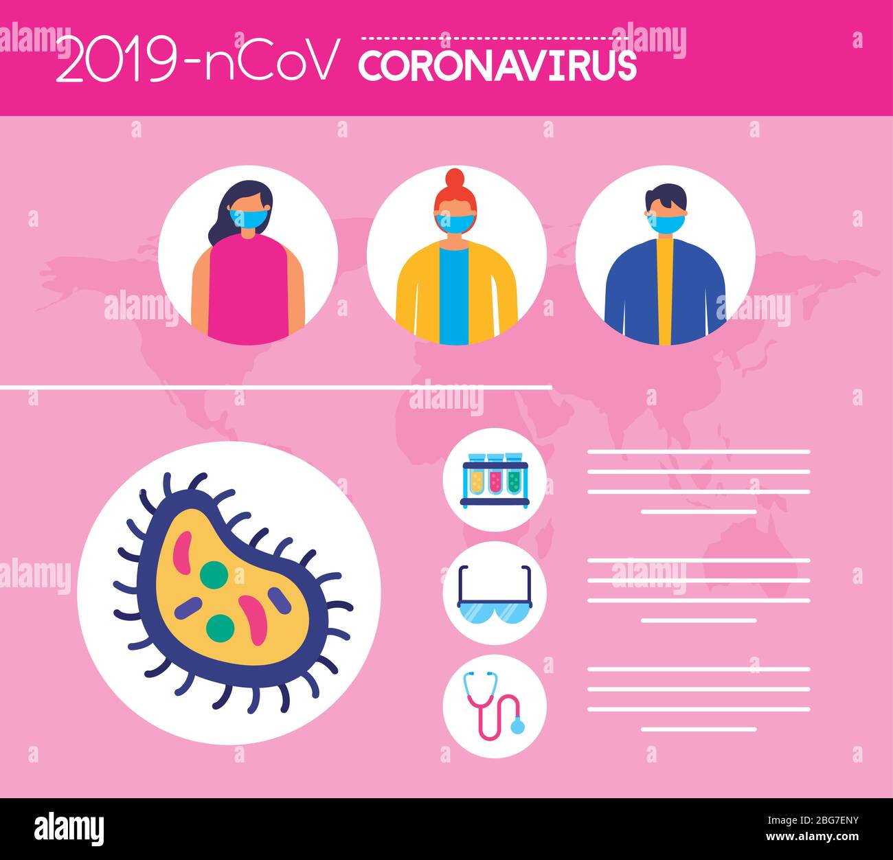 covid19 pandemic infographics with people using face masks Stock Vector ...