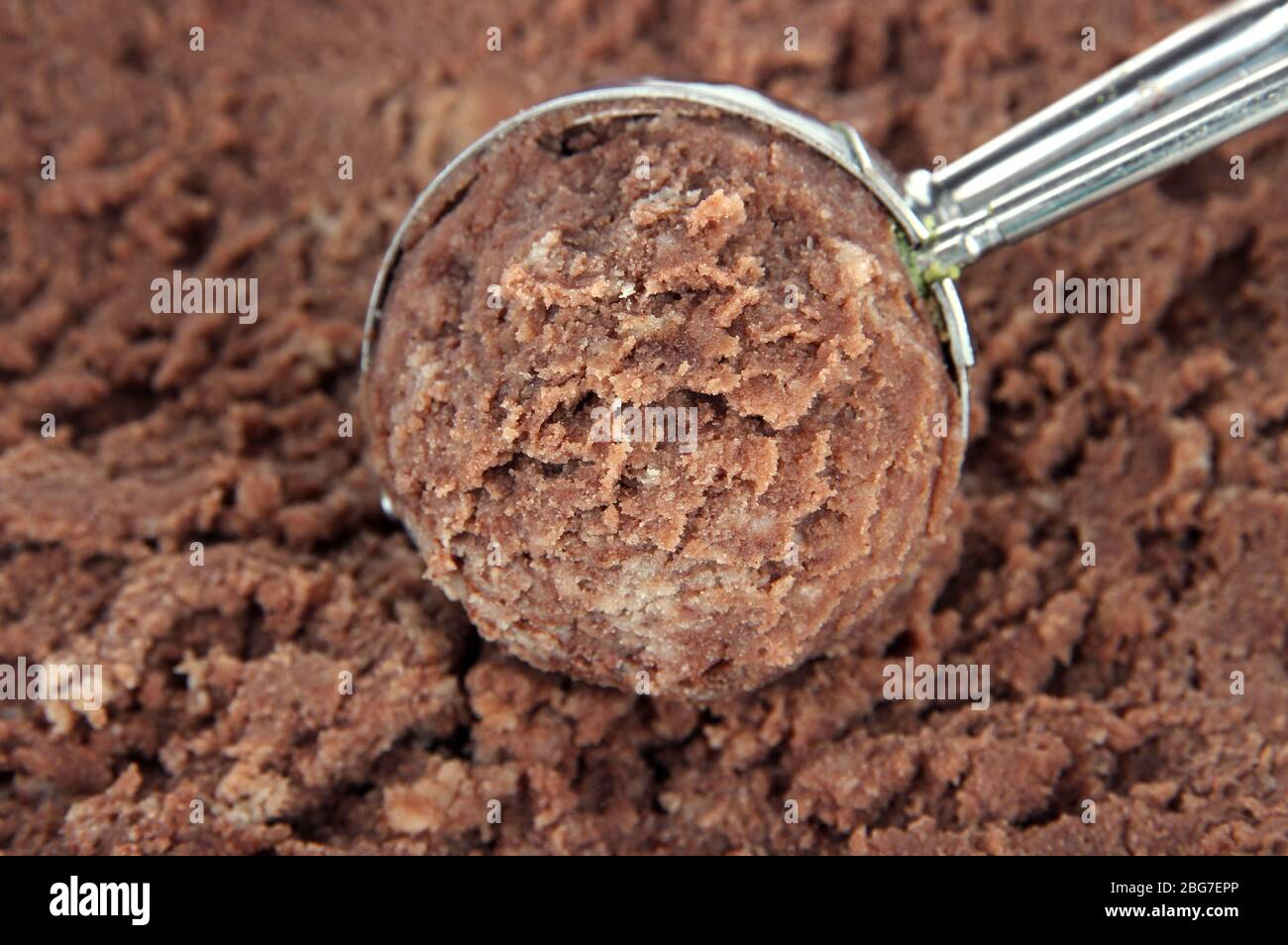 Tasty ice cream scoop, close up Stock Photo - Alamy