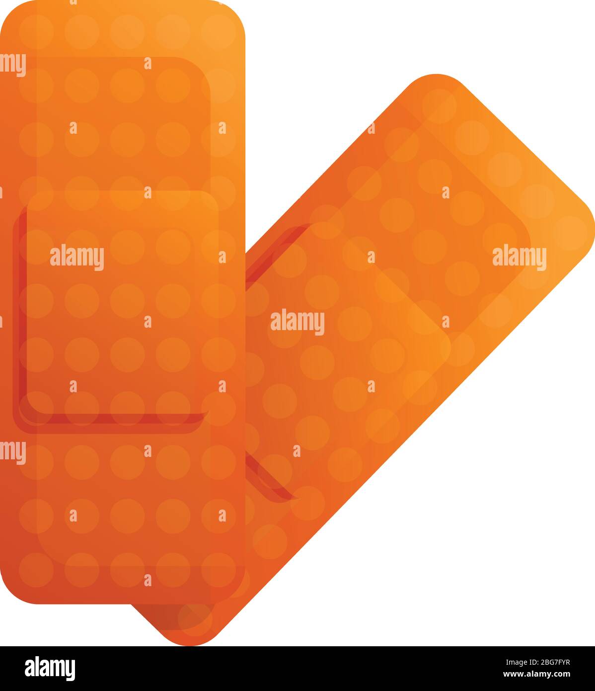 Finger plaster icon. Cartoon of finger plaster vector icon for web ...