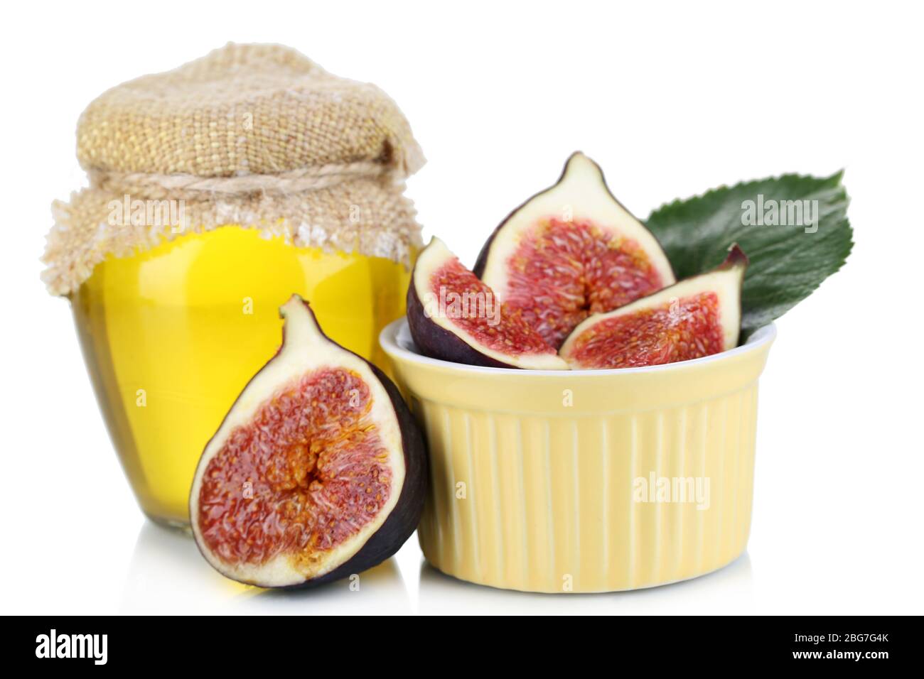 Figs honey Cut Out Stock Images & Pictures - Alamy