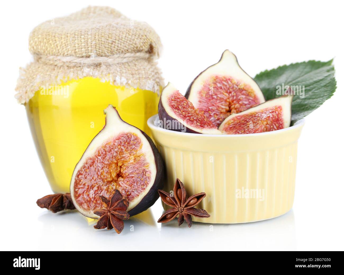 Figs honey Cut Out Stock Images & Pictures - Alamy