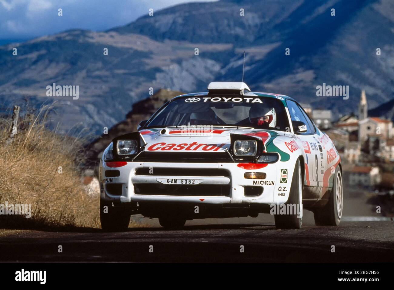 Rally Monte Carlo 1993, Toyota Celica, Didier Auriol Stock Photo - Alamy