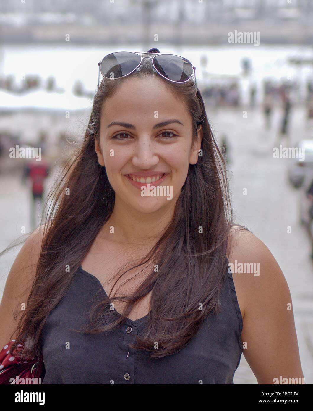 Portrait shot of a young Turkish woman Stock Photo - Alamy
