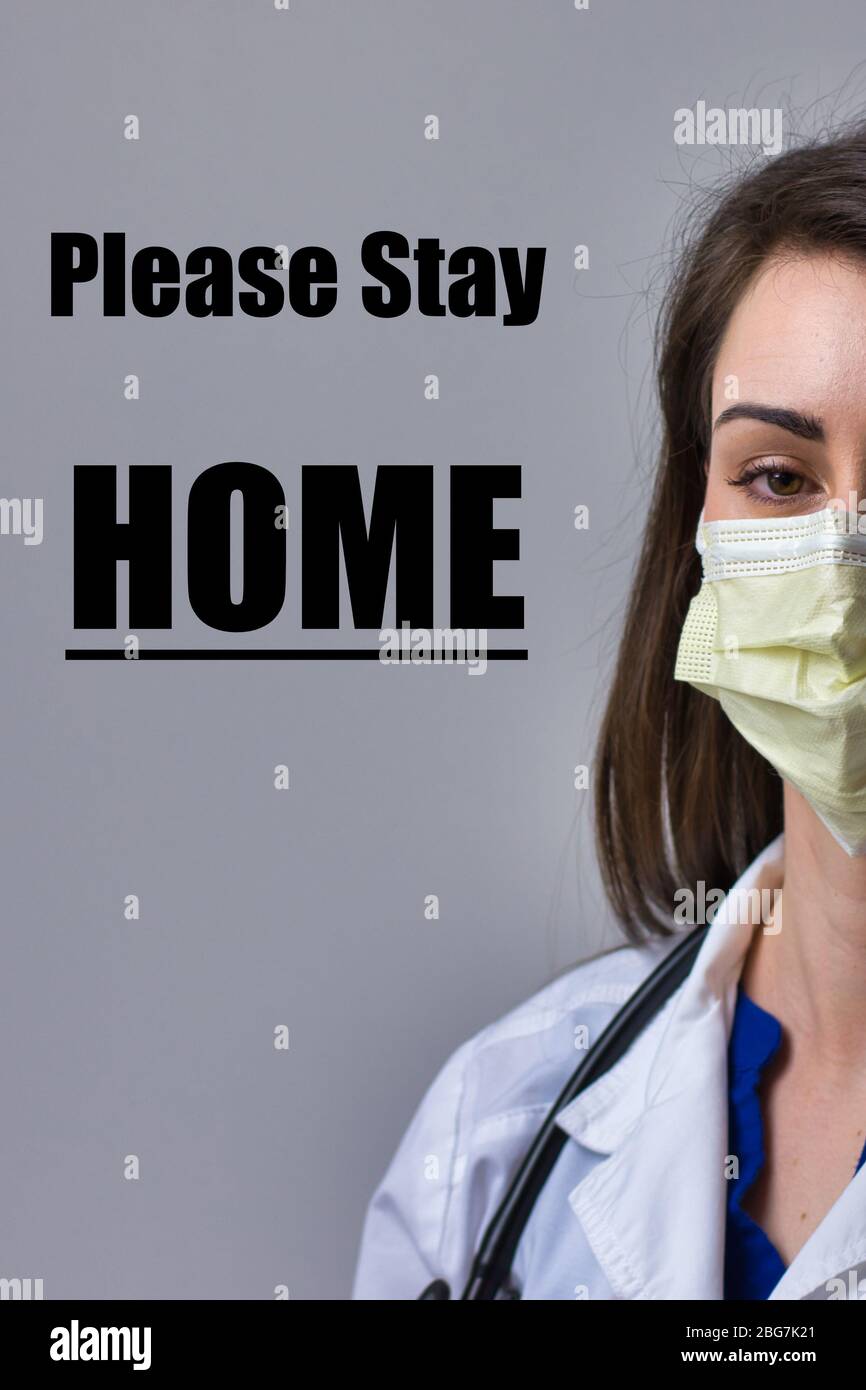 Covid 19 nurse inspirational hi-res stock photography and images - Alamy