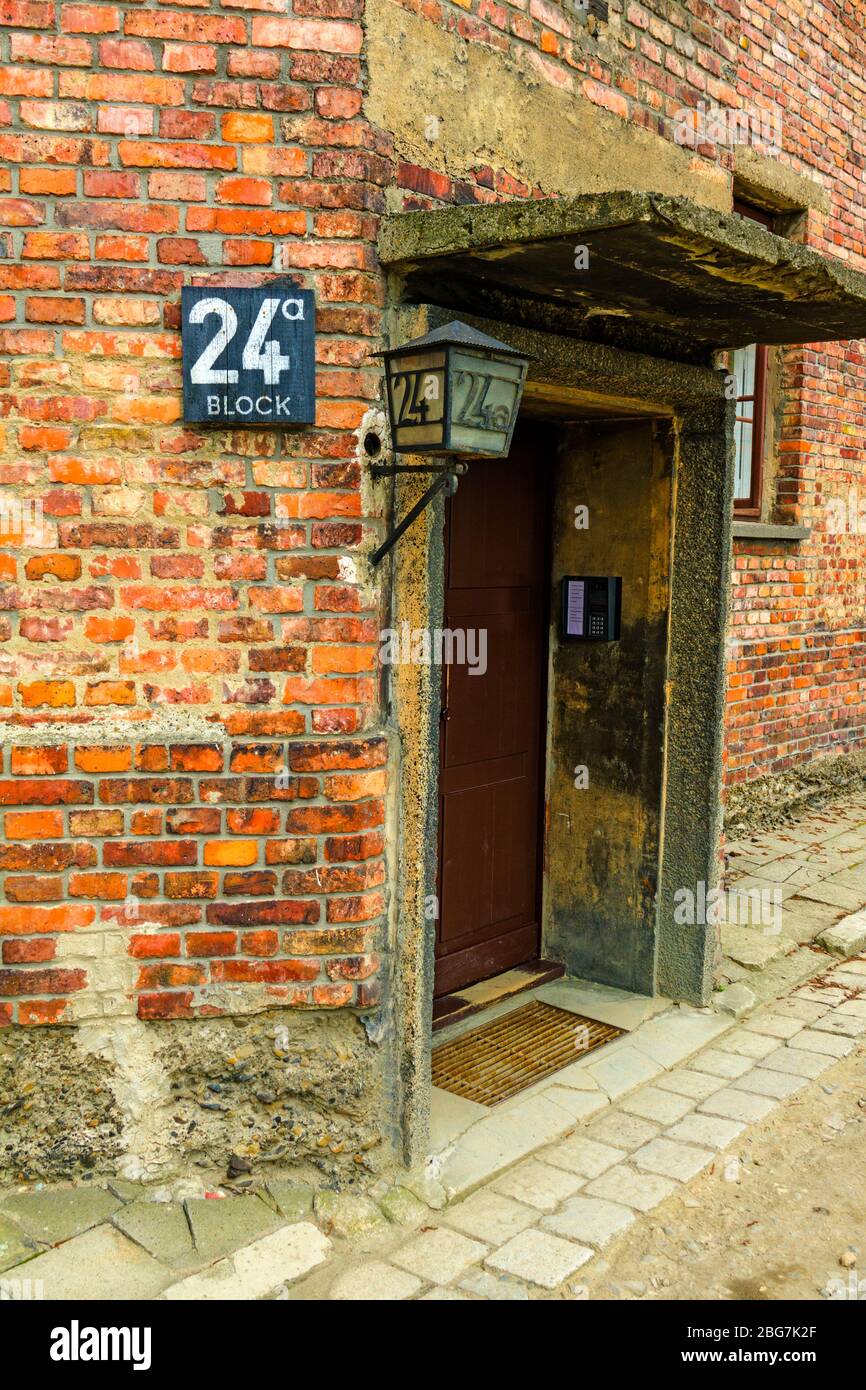 BLock 24 Auschwitz Birkenau Concentration Camp Oświęcim Museum Southern ...