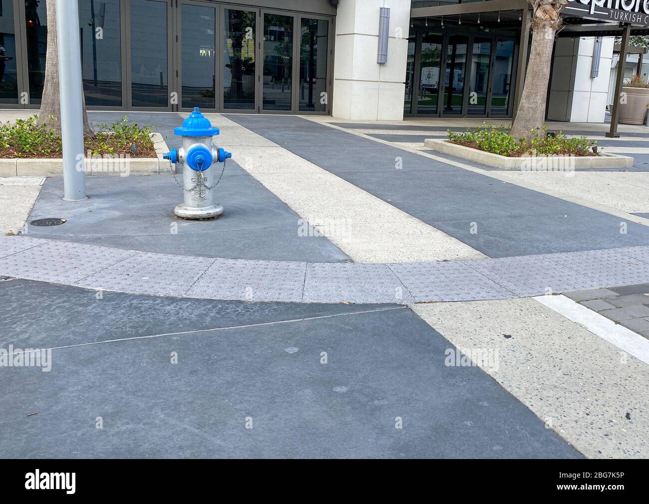 A fire hydrant in a suburban town center in Lake Nona in Orlando ...