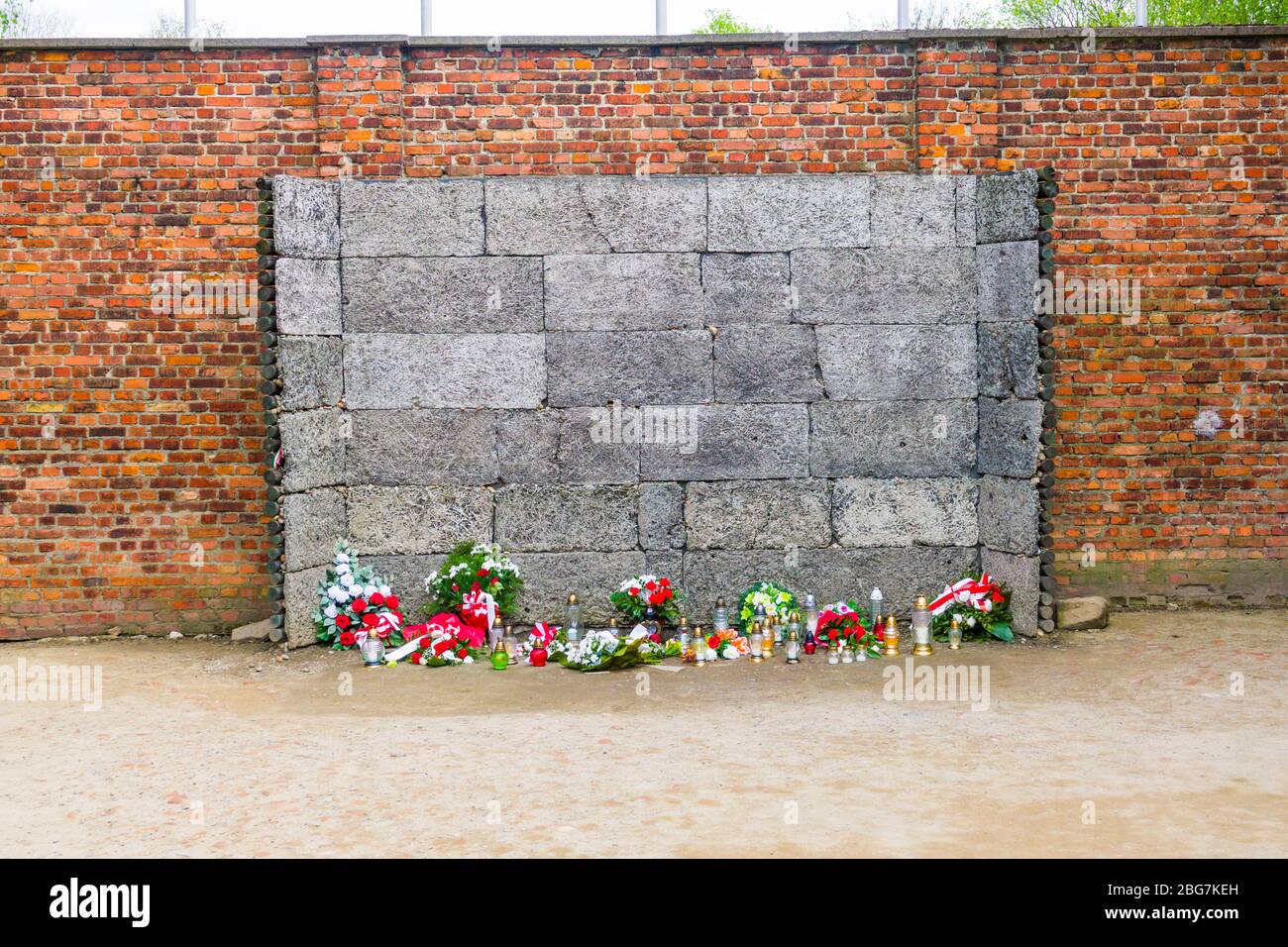 Death Wall Auschwitz Birkenau Concentration Camp Oświęcim Museum ...