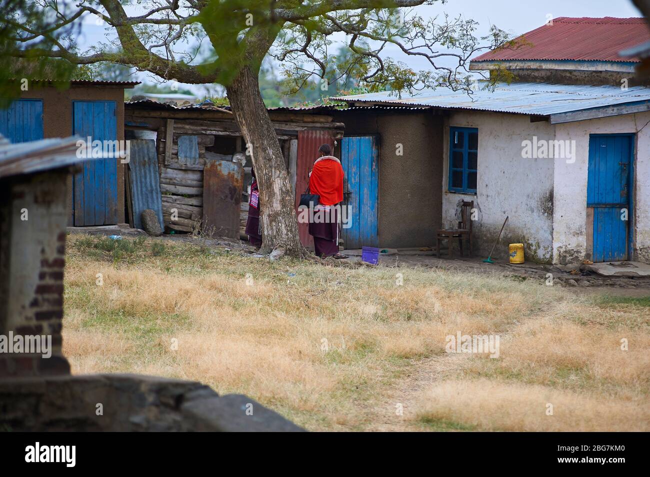 Typical low income, rural African housing Stock Photo - Alamy