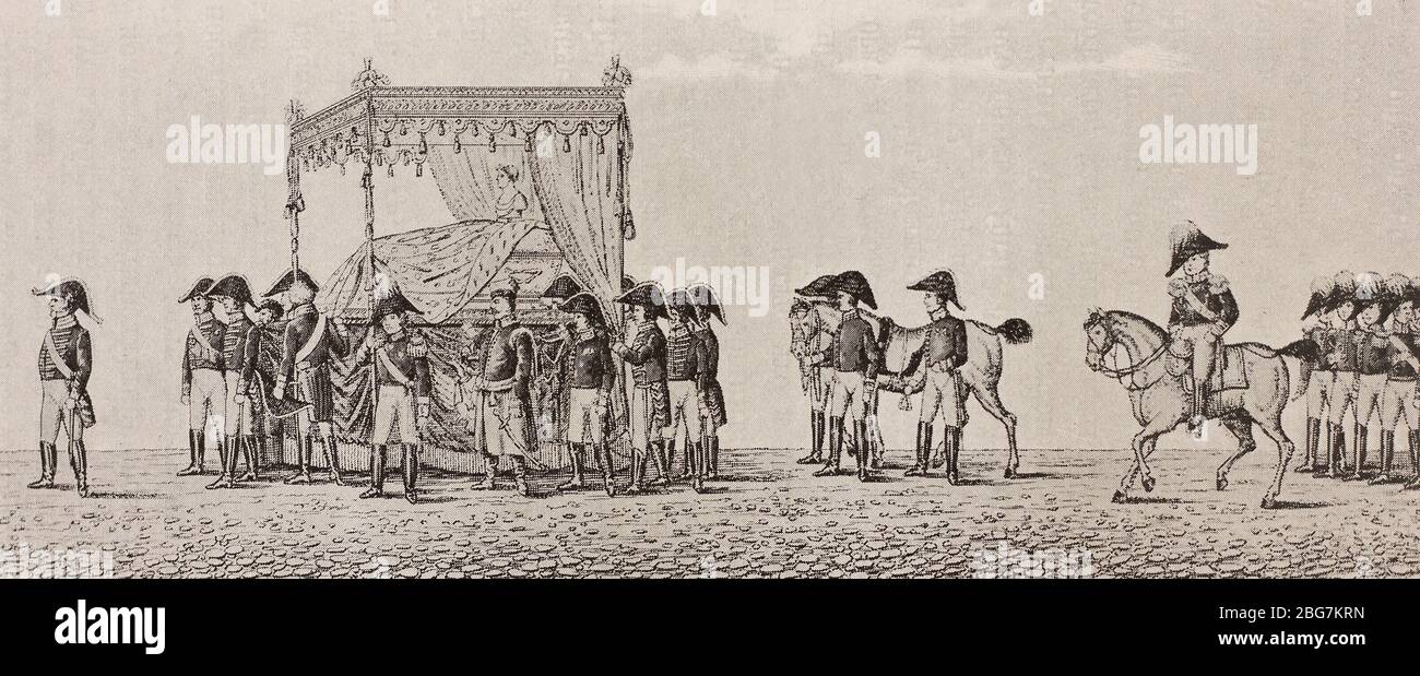 A sad ceremony in Warsaw on the occasion of the death of the Russian ...