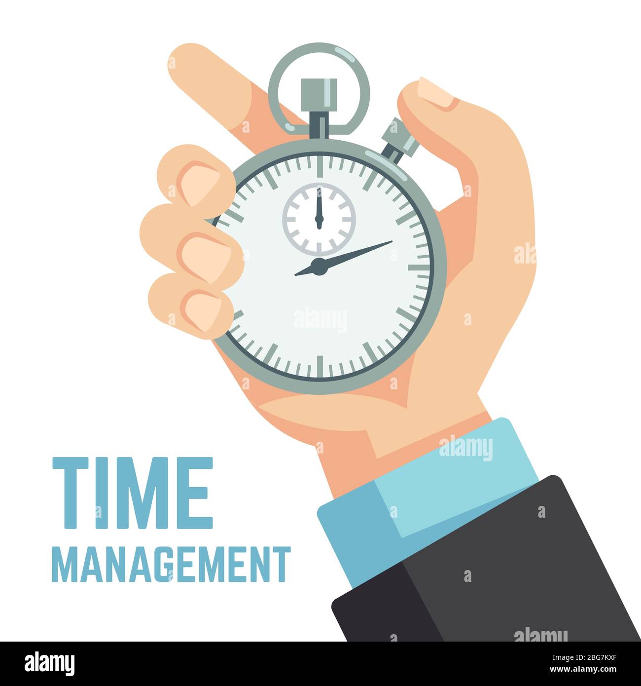 Improve punctuality Stock Vector Images - Alamy