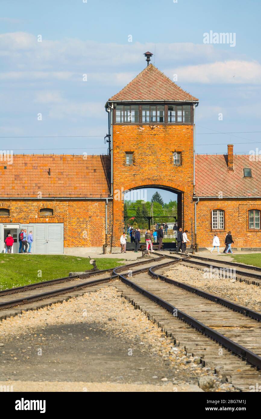 Train Tracks Auschwitz Birkenau Concentration Camp Oświęcim Museum ...