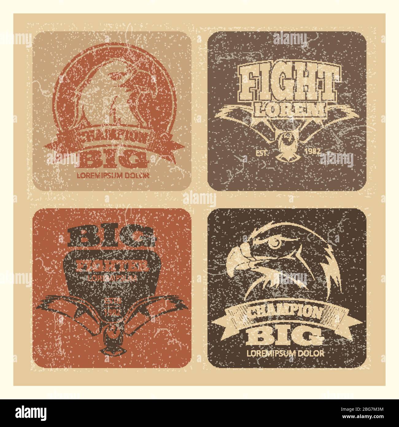 Vintage american fighter Stock Vector Images - Alamy