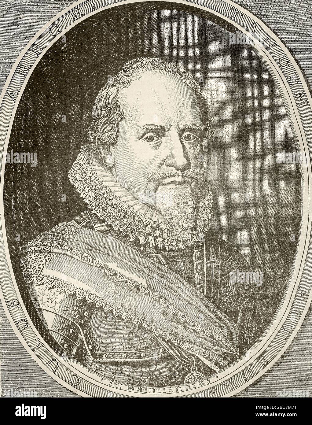 Portrait Maurice Prince of Orange. He was was stadtholder of all the ...