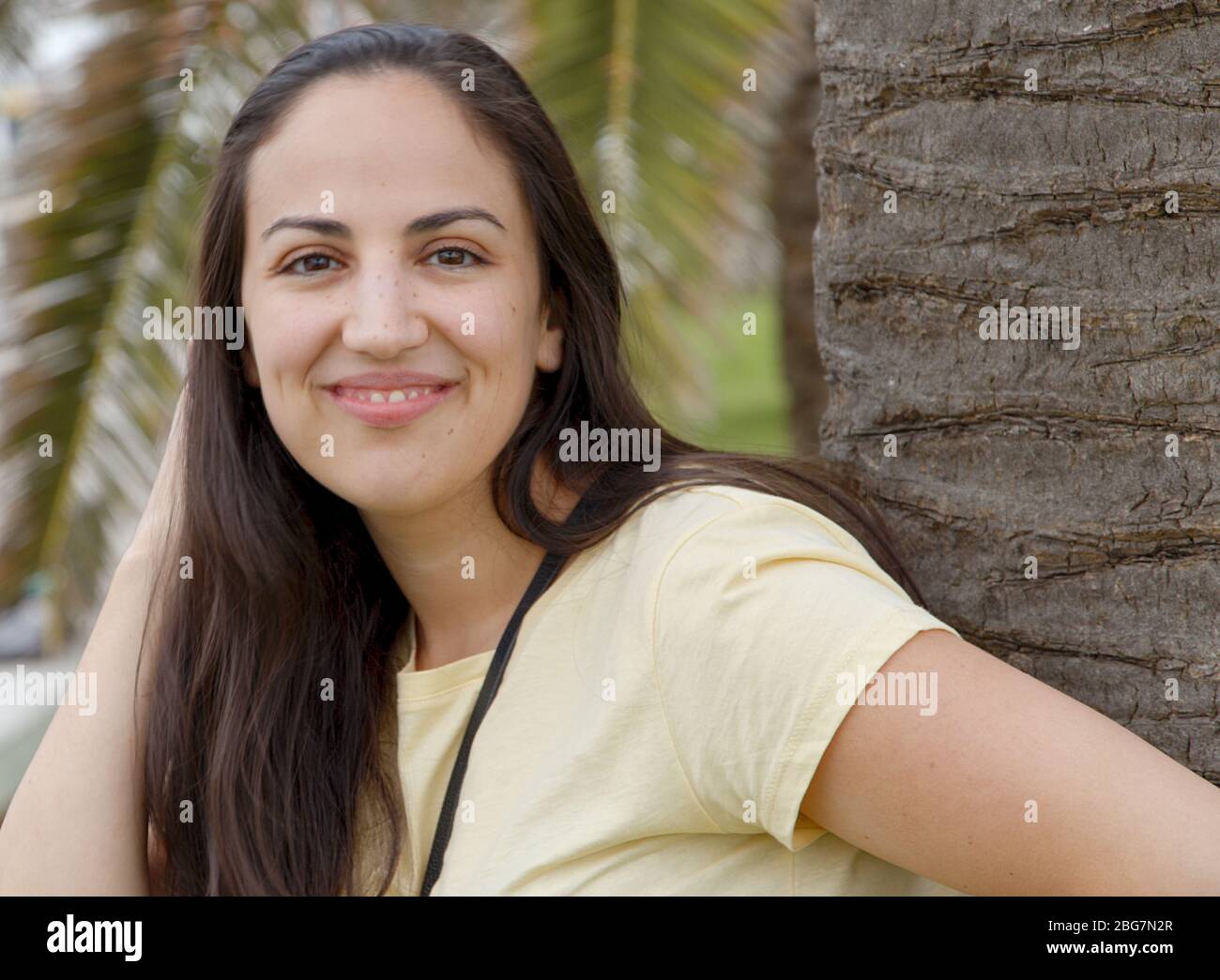 Portrait shot of a young Turkish woman Stock Photo - Alamy