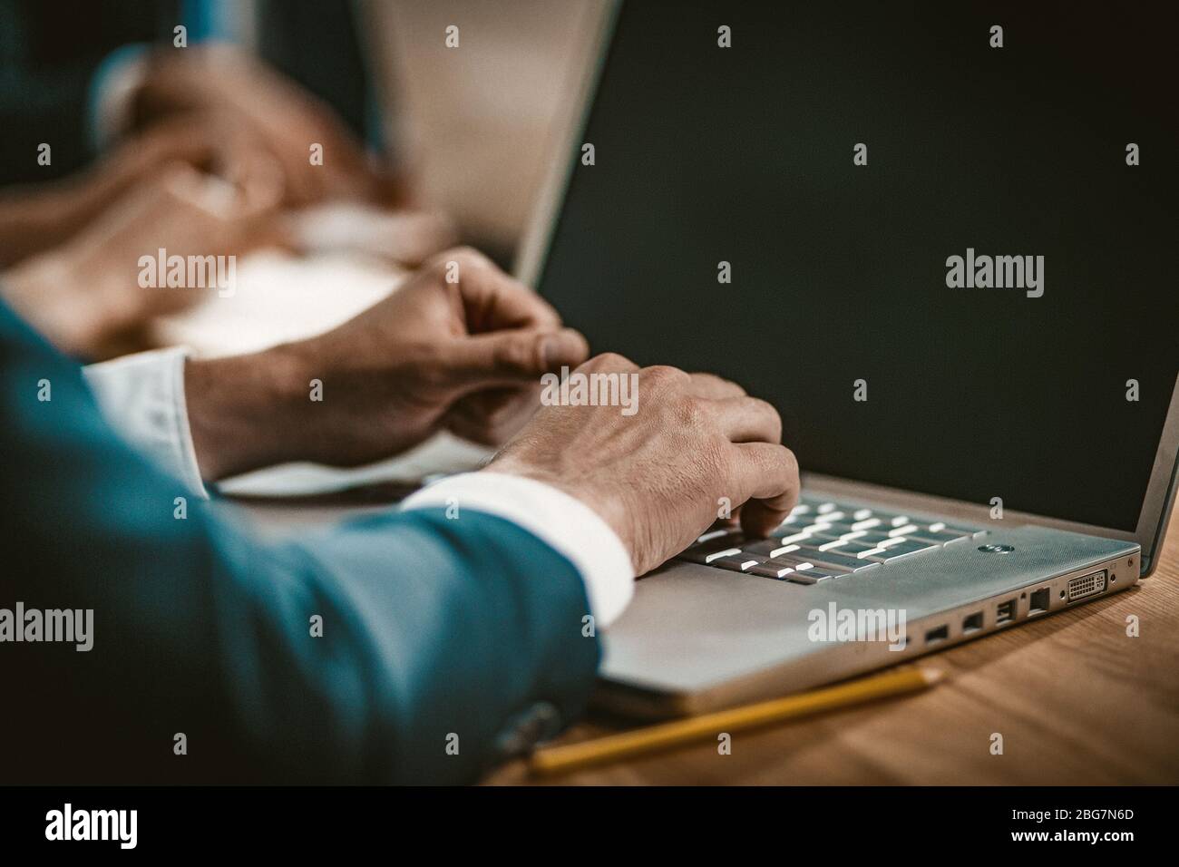 Human technology with computer hi-res stock photography and images - Alamy