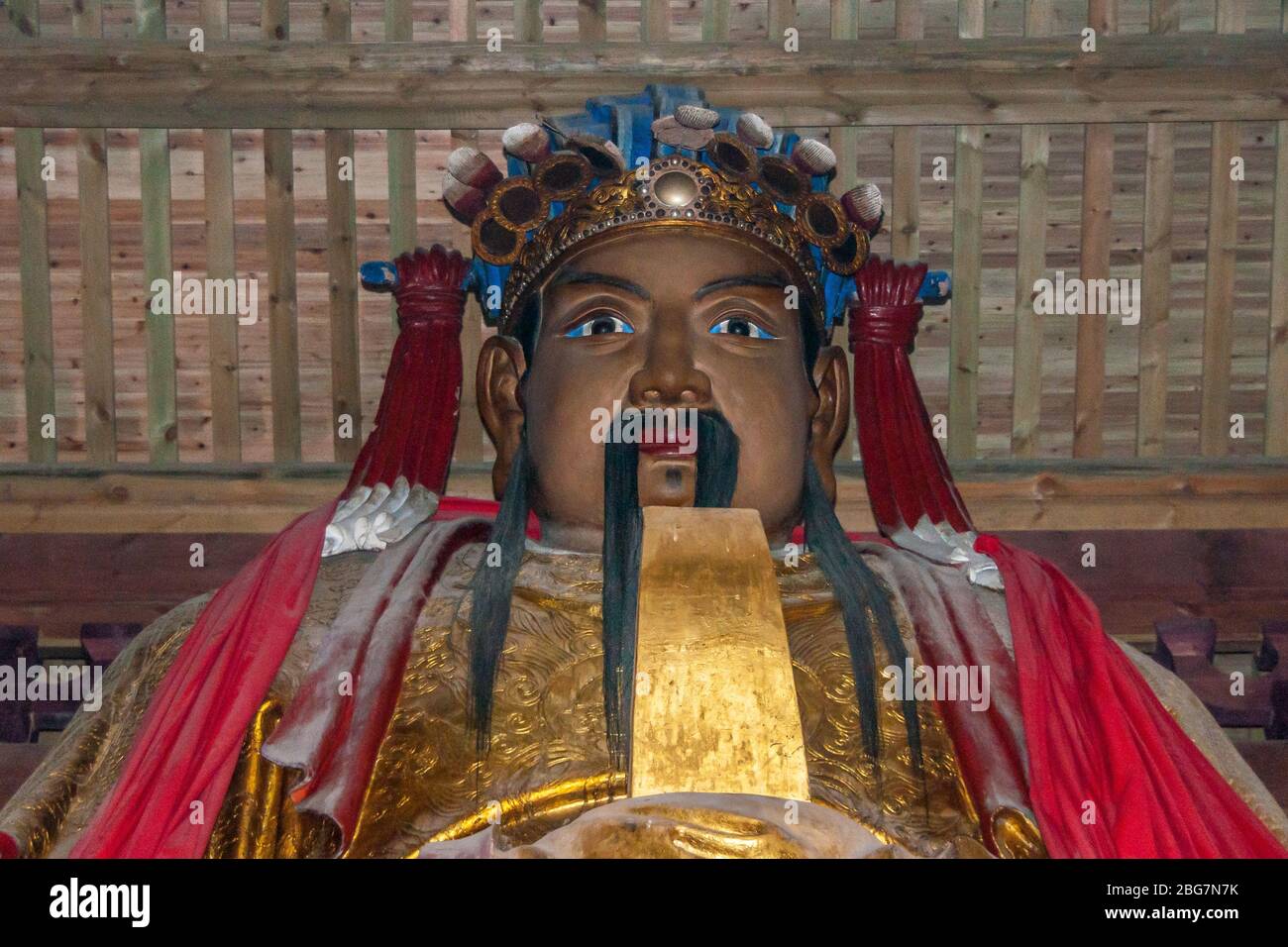 Fengdu, China - May 8, 2010: Ghost City, historic sanctuary. Head ...