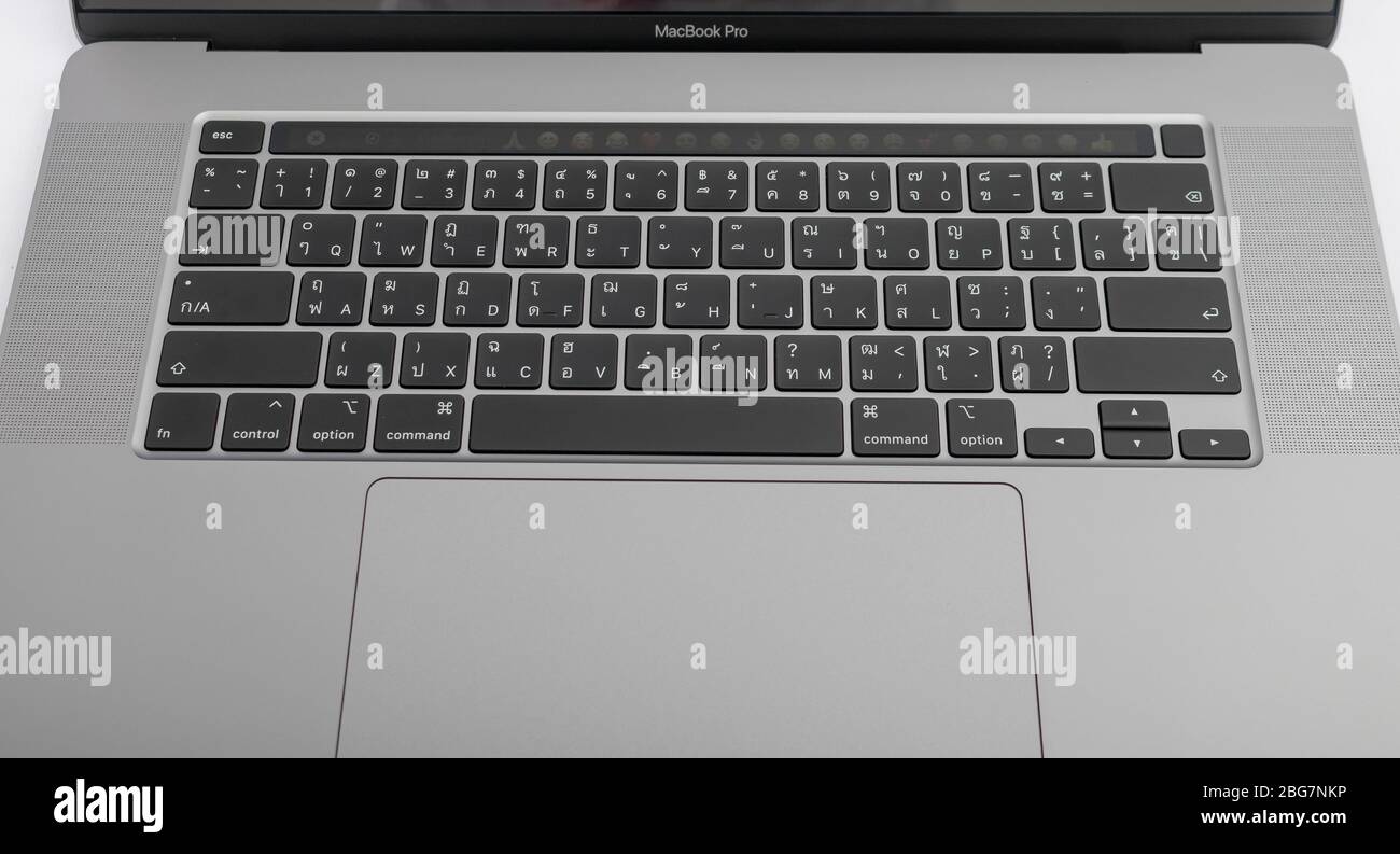 April 5,2020 - Bangkok, Thailand: New style of MacBook Pro 2019 ...