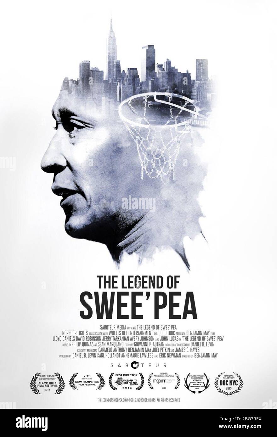 THE LEGEND OF SWEE PEA, Us poster, former professional basketball ...